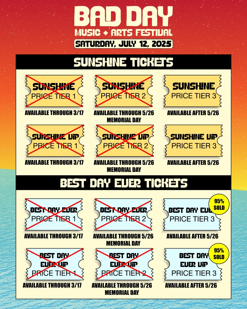 Bad Day Music + Arts Festival – Good time for a Bad Day